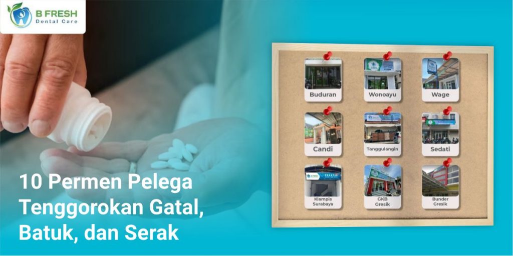 10 Permen Pelega Tenggorokan Gatal, Batuk, dan Serak